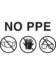 NO PPE Decal - Ex-Cell Kaiser