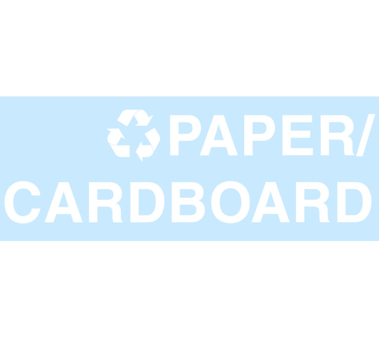 PAPER/CARDBOARD Replacement Decal - Ex-Cell Kaiser